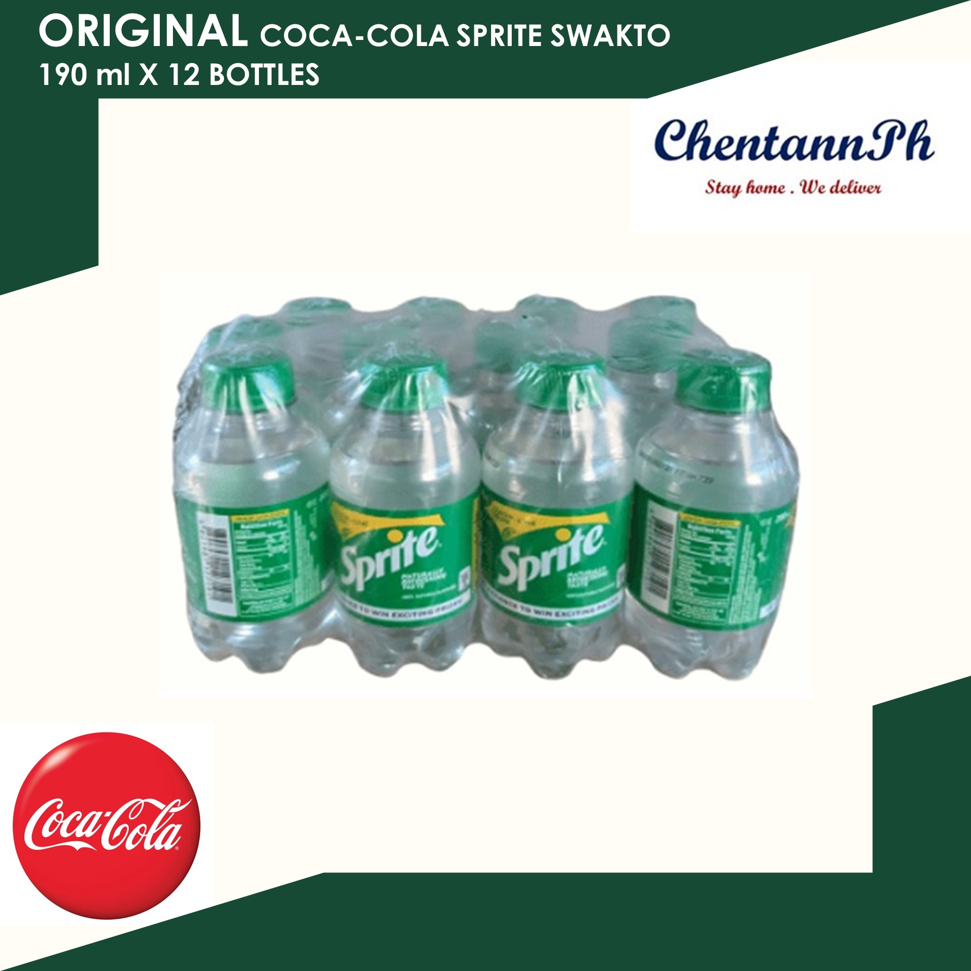 1 PACK - Authentic COCA-COLA SPRITE Lemon-Lime Swakto Softdrinks ...