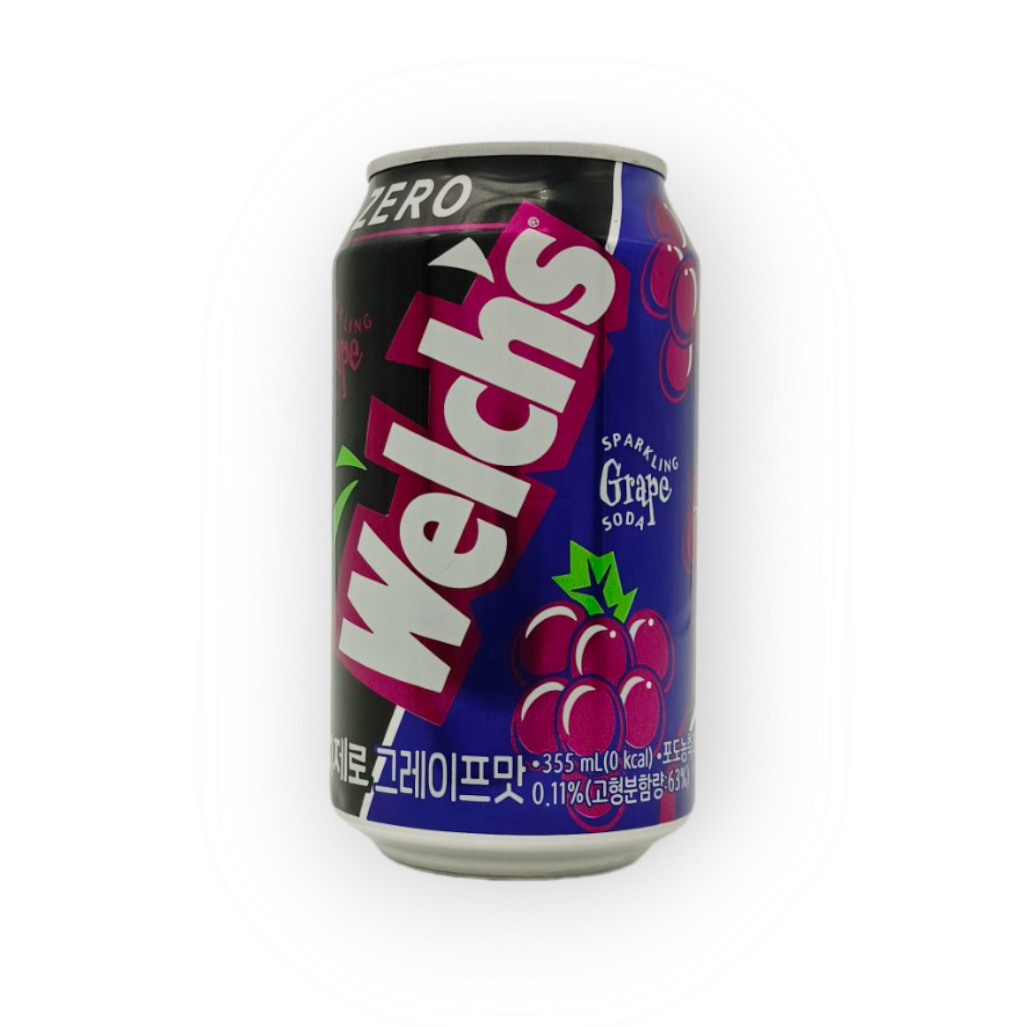 (Korea) Welch's Zero Sparkling Grape Soda. 355 ml. | Lazada PH