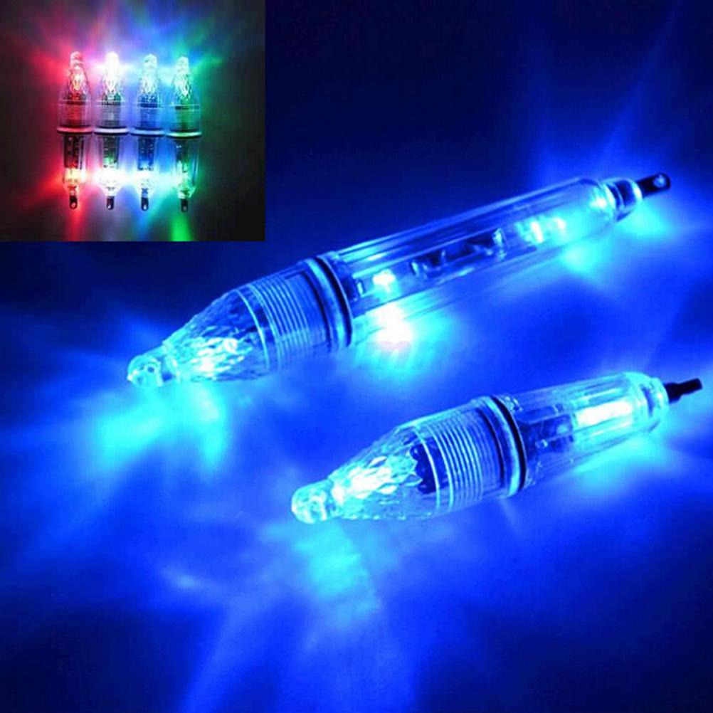 Jay LED Mini Deep Drop Underwater Fishing Squid Bait Lure Light Blue ...