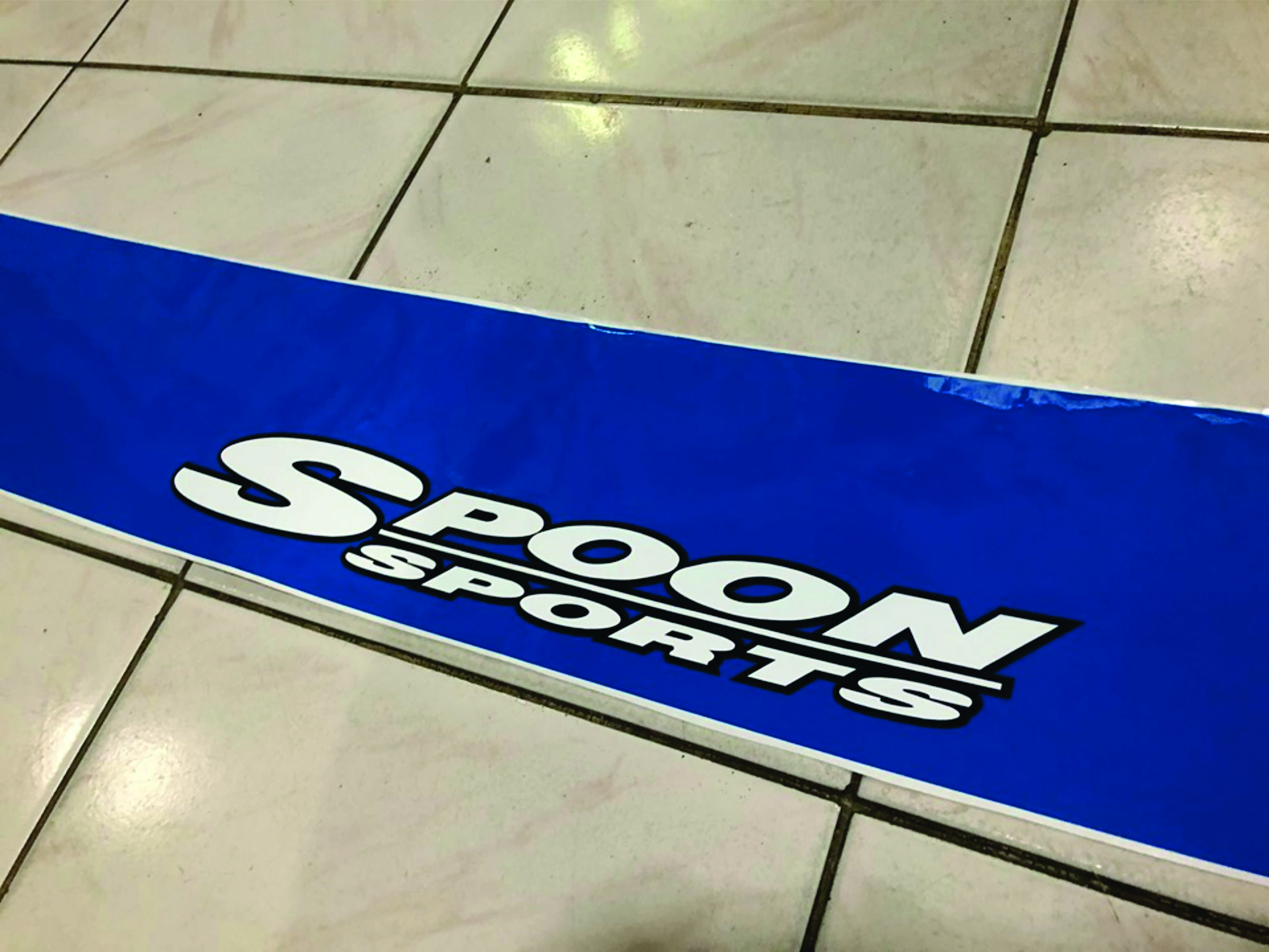 Spoon sports car sticker for windshield visor Spoon Visor sticker ...