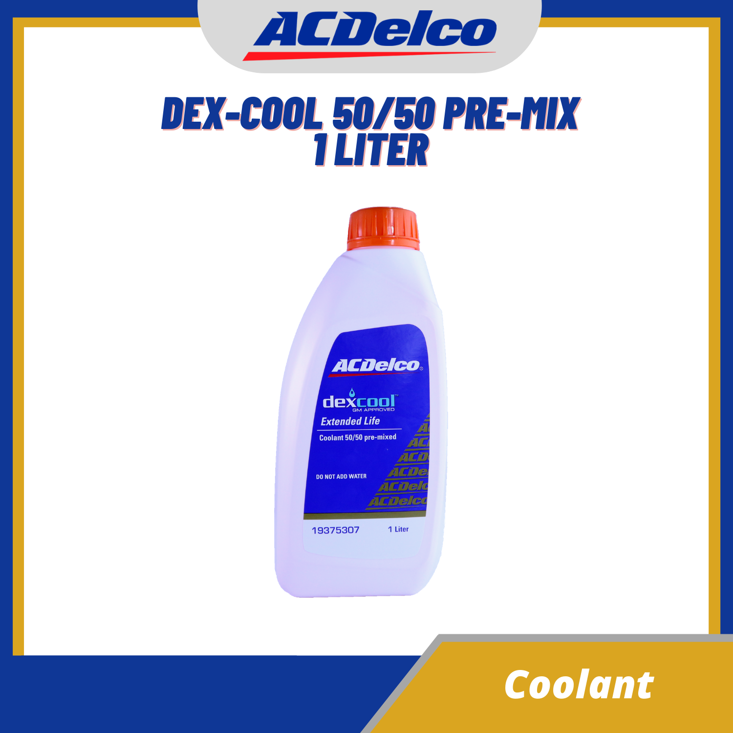 ACDelco Dex-Cool 50/50 Pre-Mix Coolant (1L) - Orange coolant | Lazada PH
