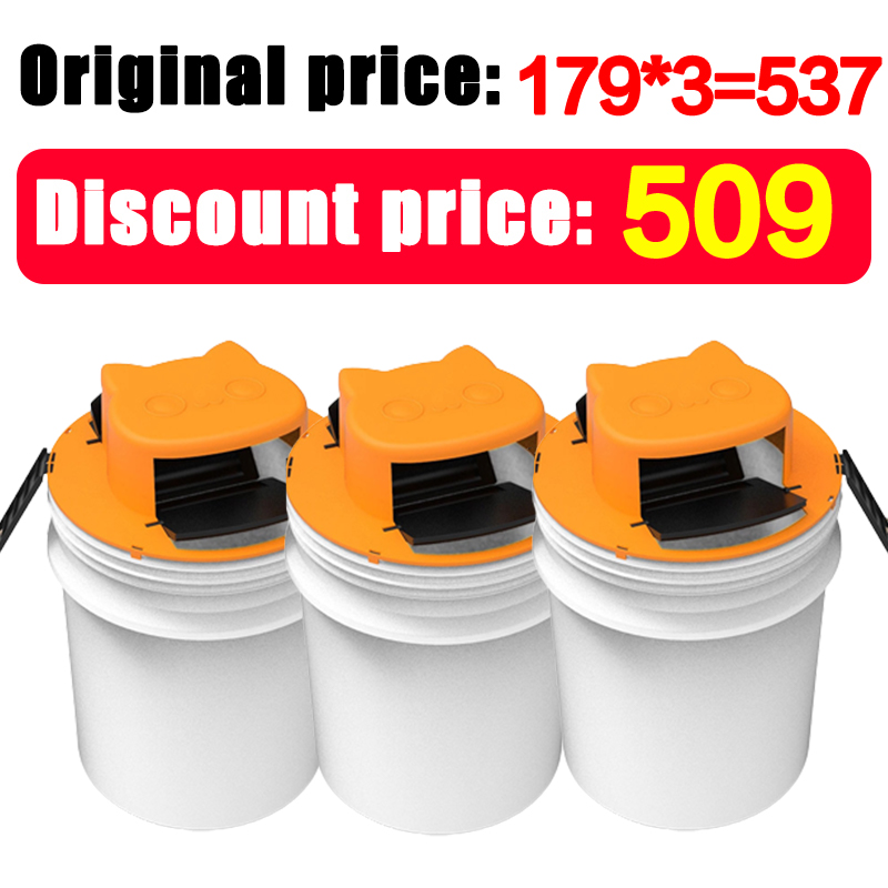 Smart mouse trap Plastic cover is automatically reset flip Mouse ...