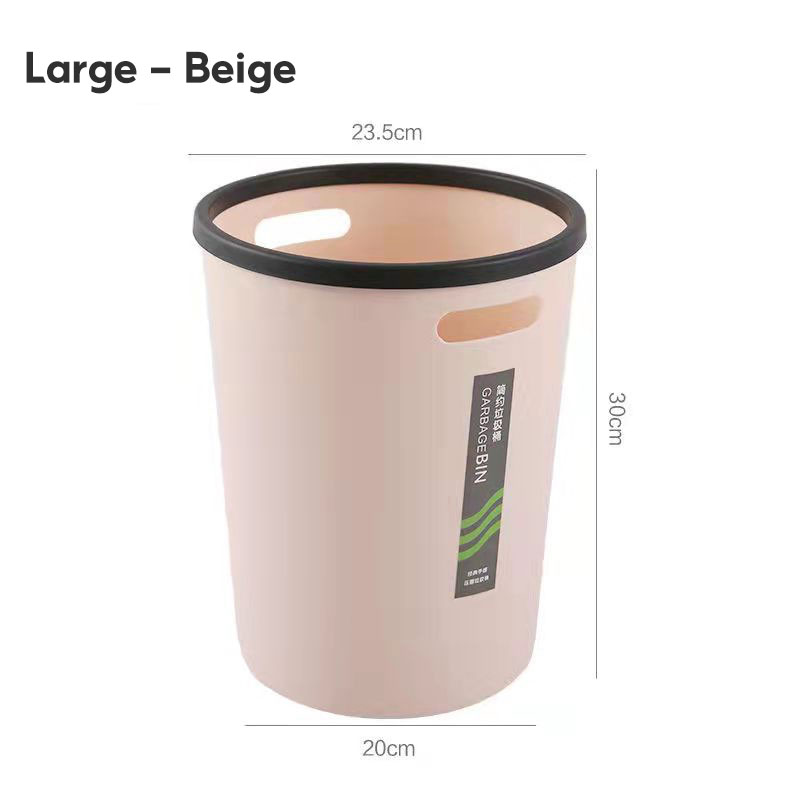 JFS 10L Trash Can With Cover Big Trash Bin Bedroom Toilet Garbage Bin ...
