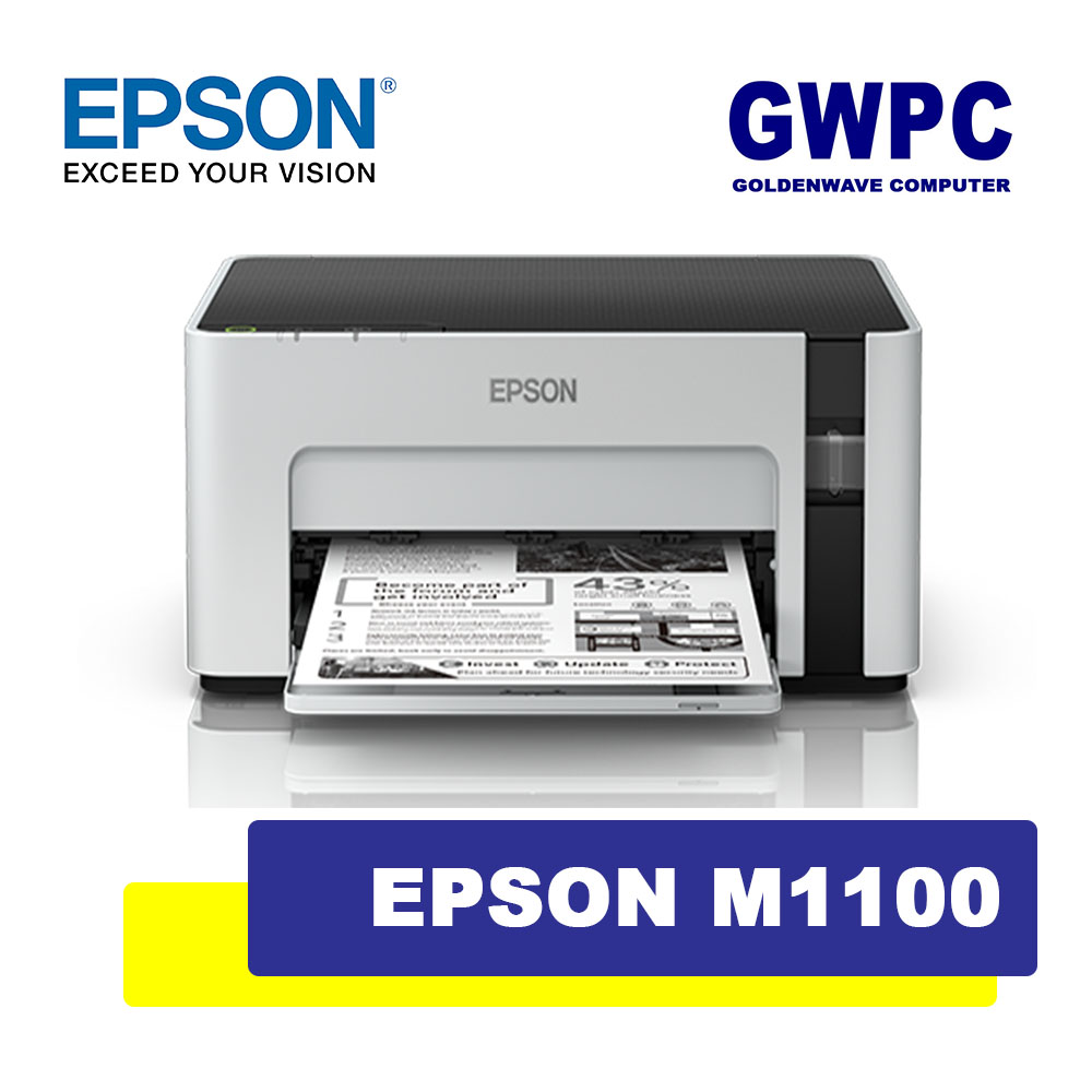 Epson M1100 EcoTank Monochrome Ink Tank Printer | Lazada PH
