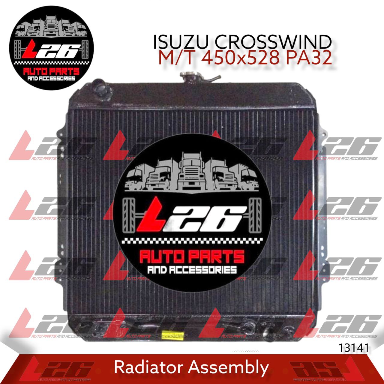 13141 Isuzu Crosswind M/T 450x528 PA32 Radiator Assembly (Polar ...