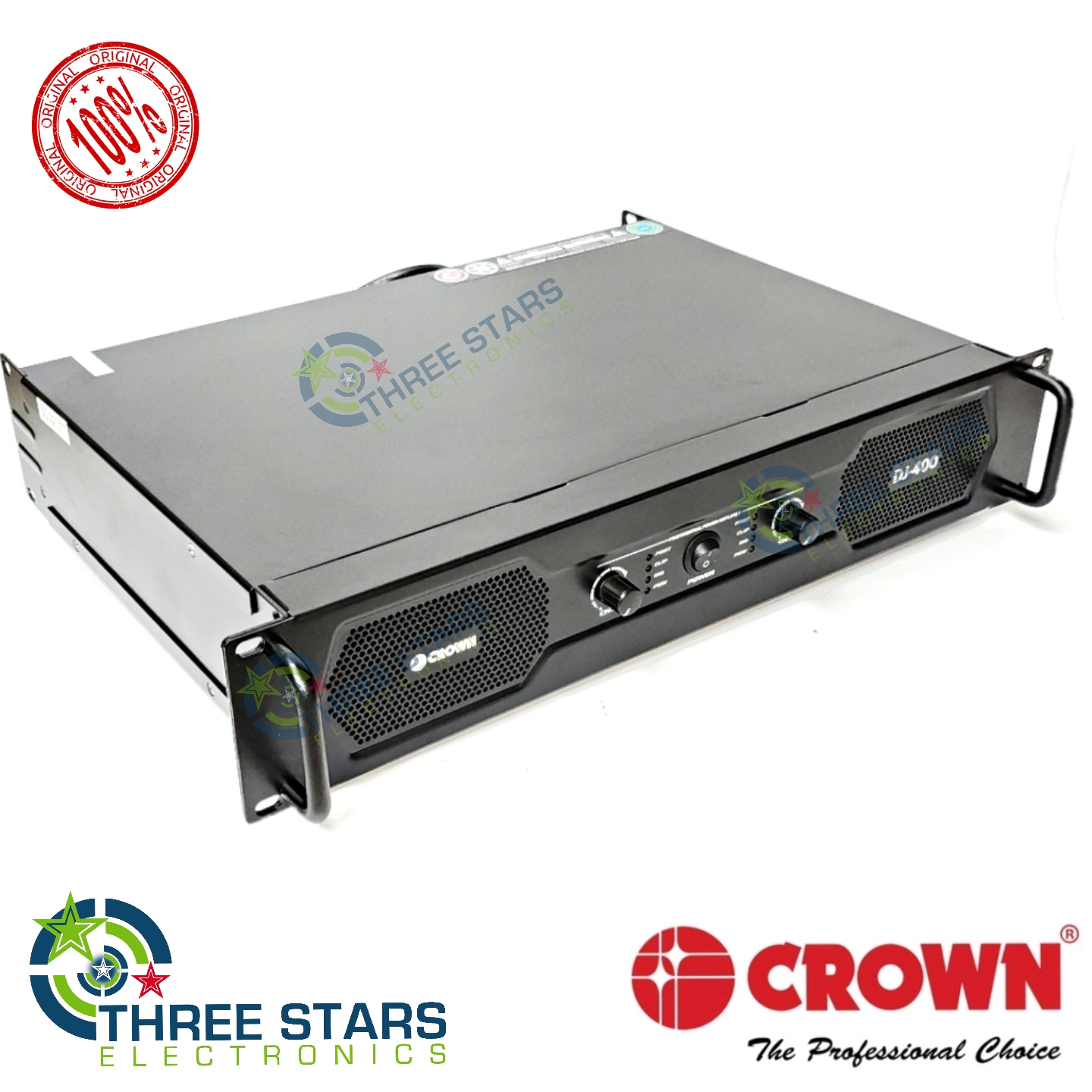 2023 Original Crown DJ 400 Disc Jockey Series Power Amplifier 400 watts ...