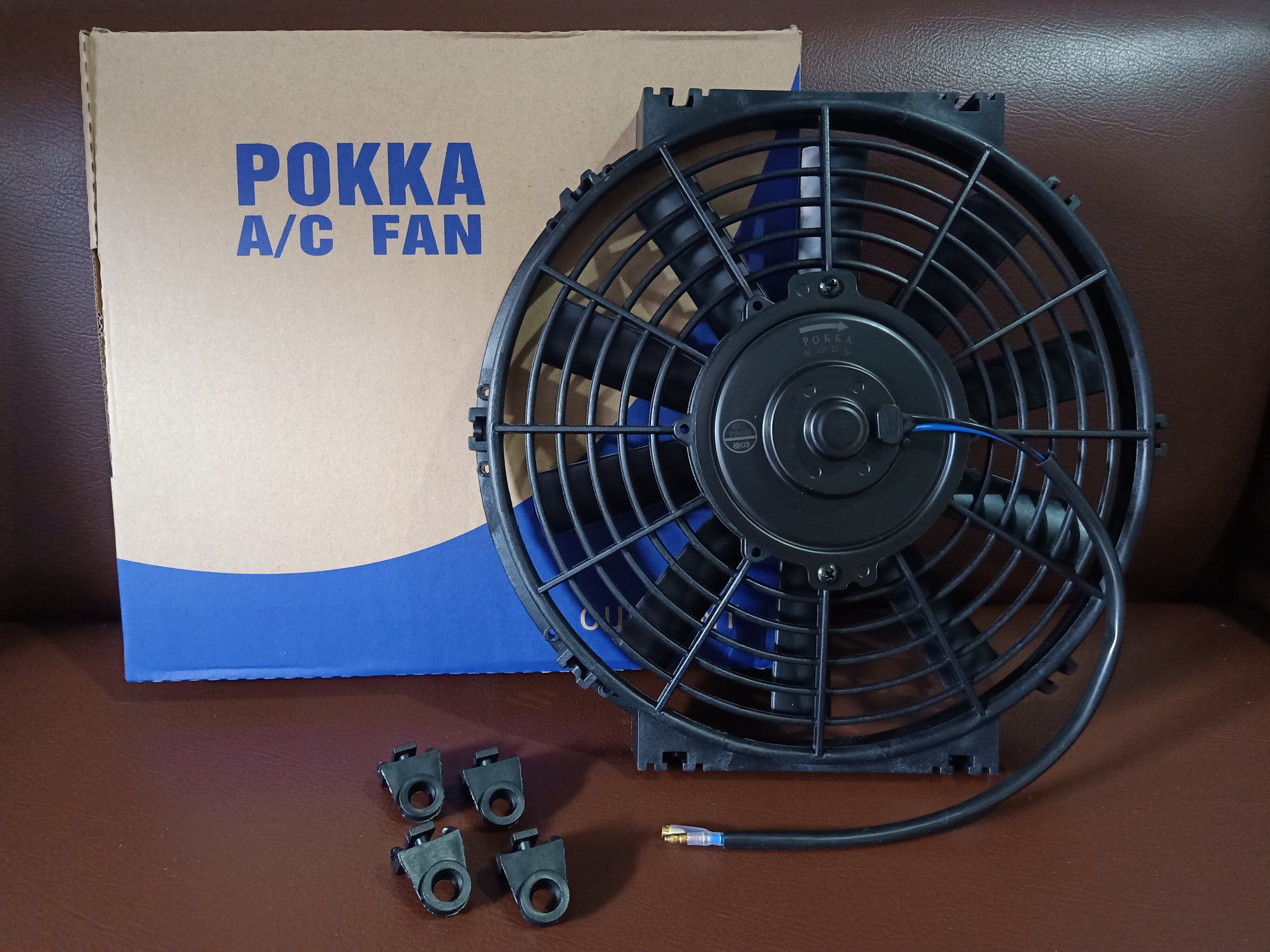 POKKA 10'' Auxiliary Fan Assembly Universal 12V 80W Push / Pull /Heavy ...