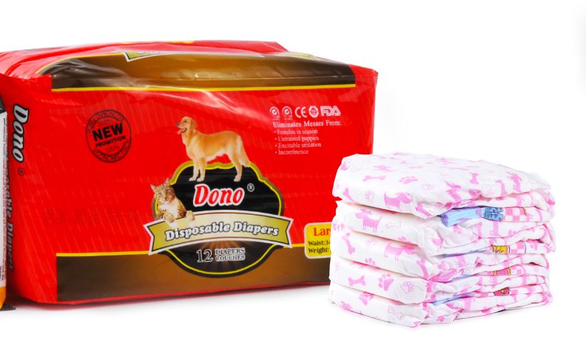 NEW DONO ORIGINAL Disposable Dog Diapers for (MALE AND FEMALE) 1 PIECE ...