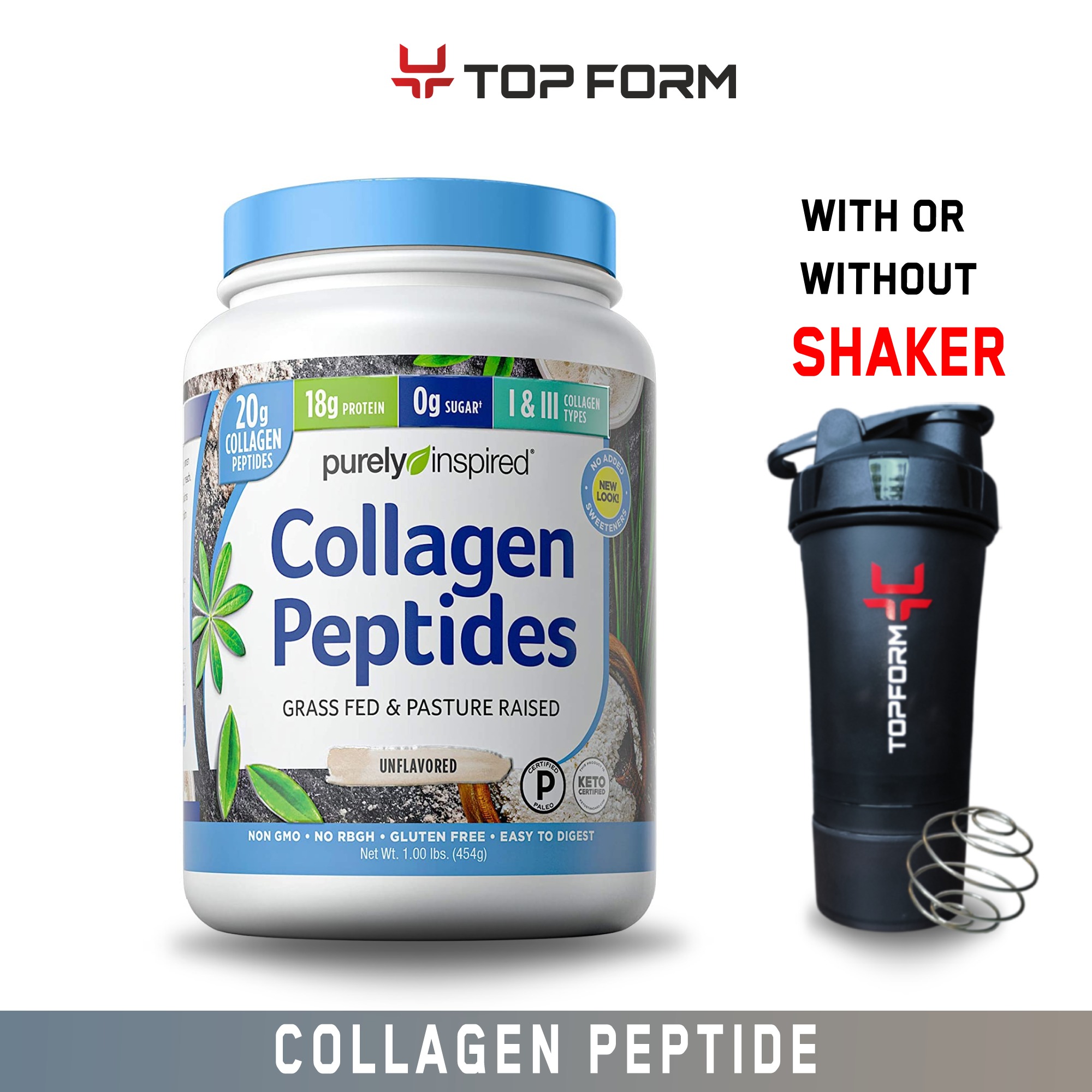 Purely Inspired Collagen Peptides Powder 1lb | Lazada PH