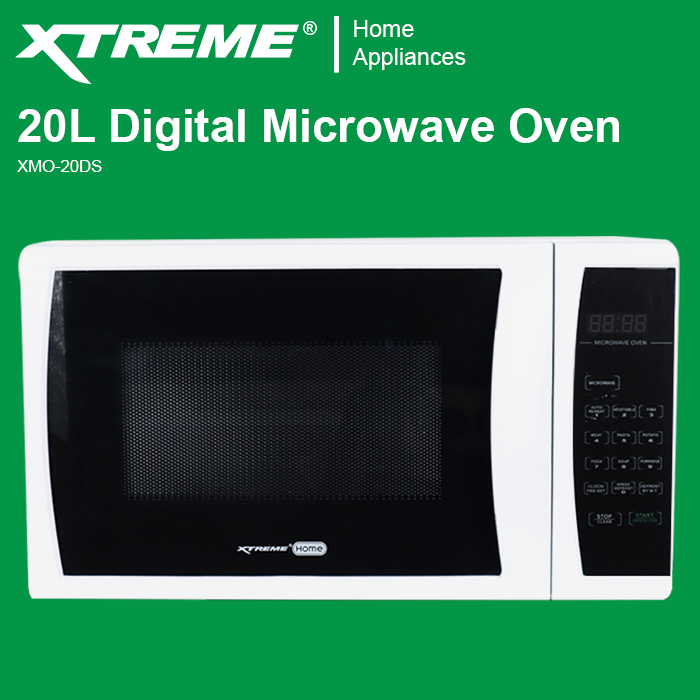 XTREME HOME 20L Digital Control Microwave Oven Defrost Function & 5 ...