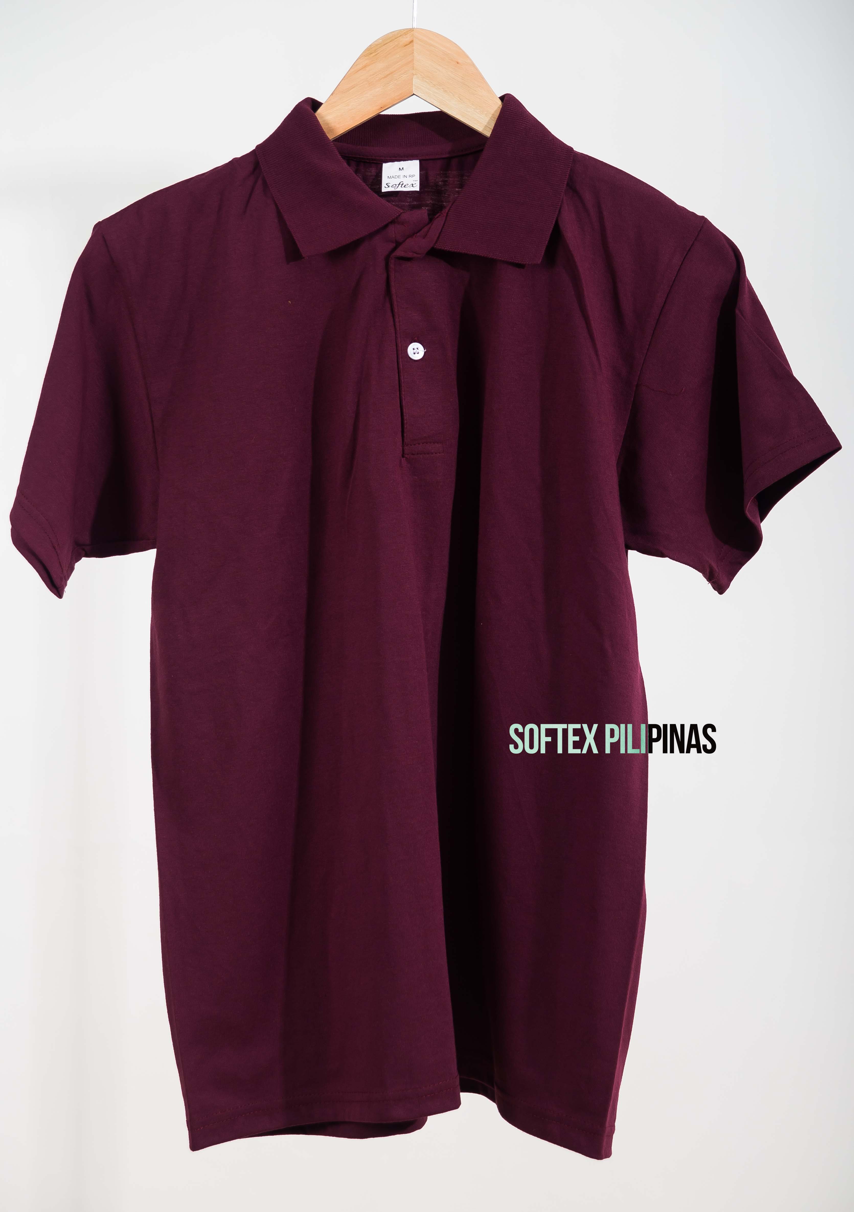 Softex Dark Color Petchera Poloshirt Cotton Unisex | Lazada PH