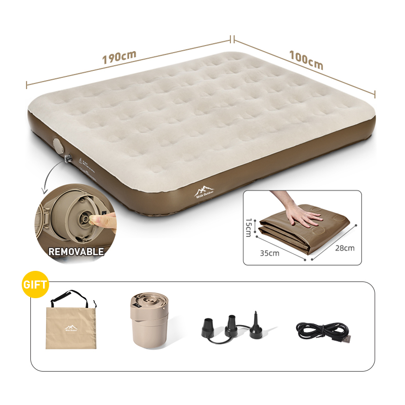 Camping Automatic airbed inflatable bed 40cm thick camping portable ...