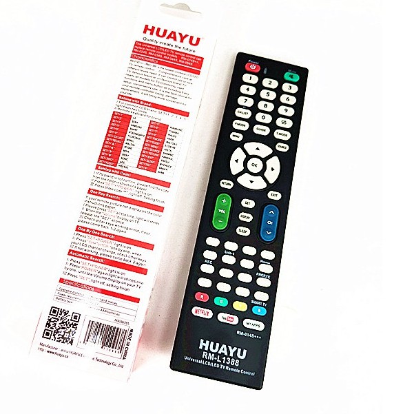 New PRESTIZ replacement Universal HUAYU RM-L1388RM-014S Compatible with the TV model required by ...