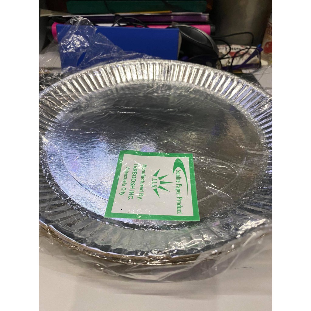Silver Laminated Paper Plates