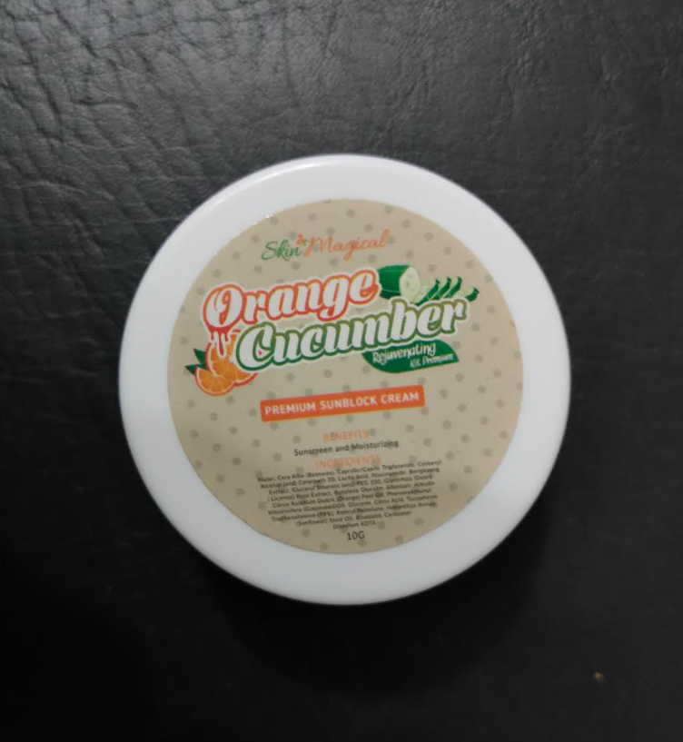 Skin Magical Orange Cucumber Premium Sunblock Cream 10g | Lazada PH