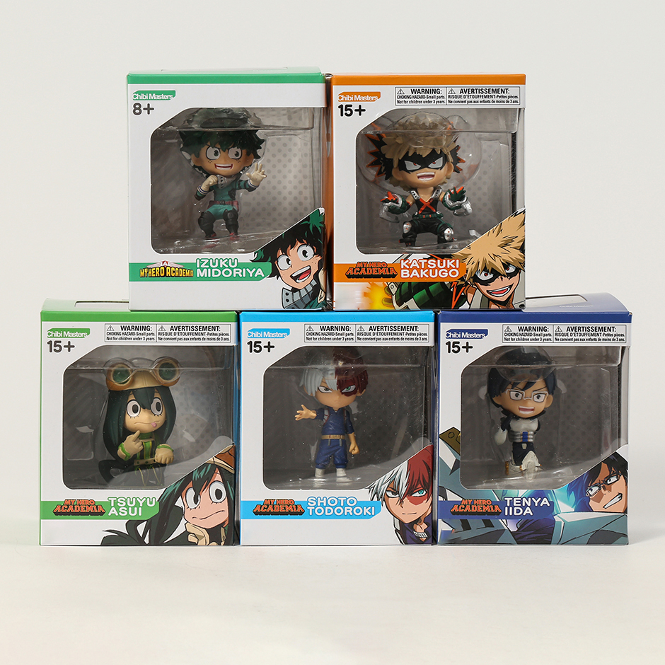 My Hero Academia Chibi Masters Midoriya Irumi Kuugou Katsuki Todoroki ...