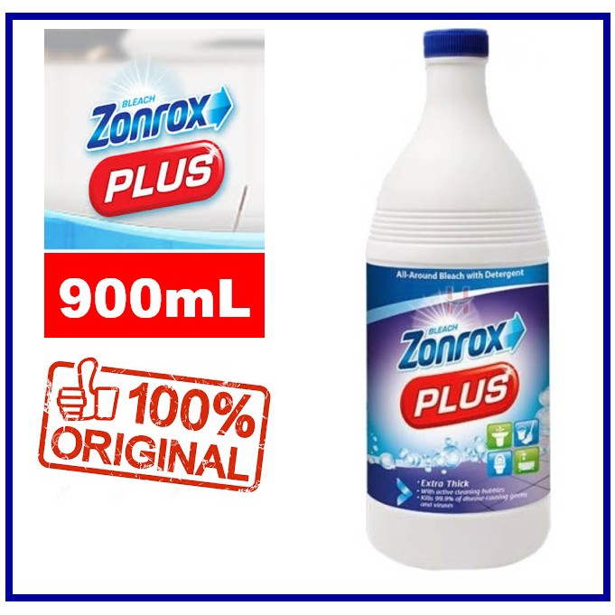 ZONROX Bleach Plus (Extra Thick) 900mL | Lazada PH