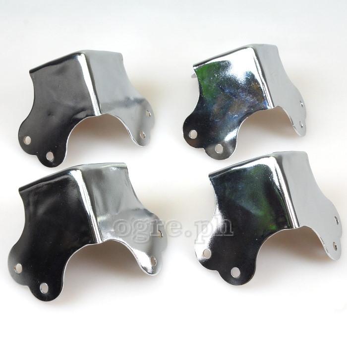 Flight Case Medium-Large Flat Steel Corner Protectors FN01, 6 holes 66 ...