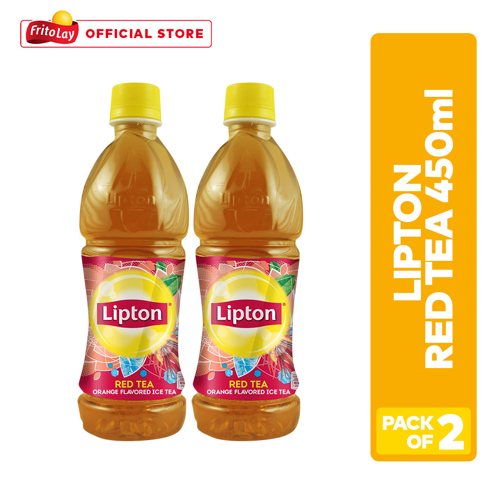 Lipton Red Tea Flavored Drink 450ML Pack of 2 | Lazada PH