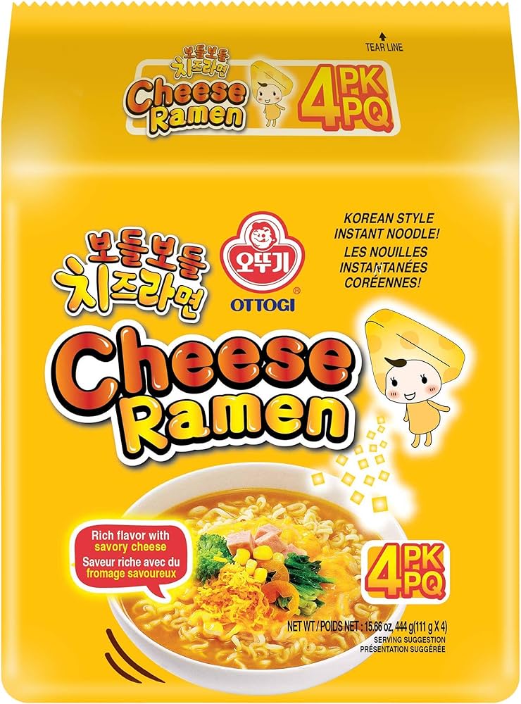 OTTOGI CHEESE RAMEN 111G 1PACK (4PCS) | Lazada PH