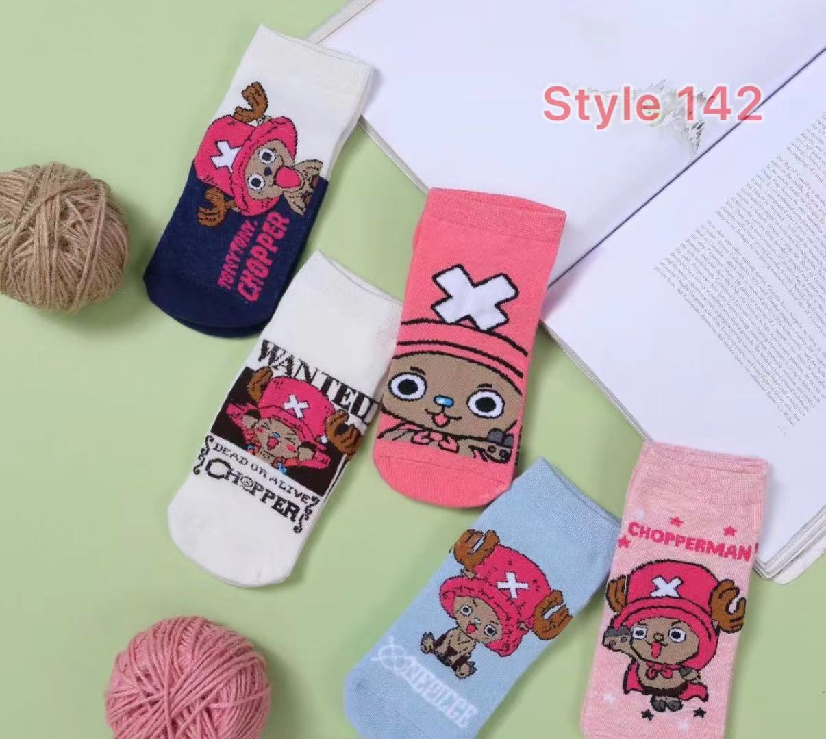 AIMIER 5Pairs / Set Korean Socks Fashion Socks Stlye W02-141-142 ...
