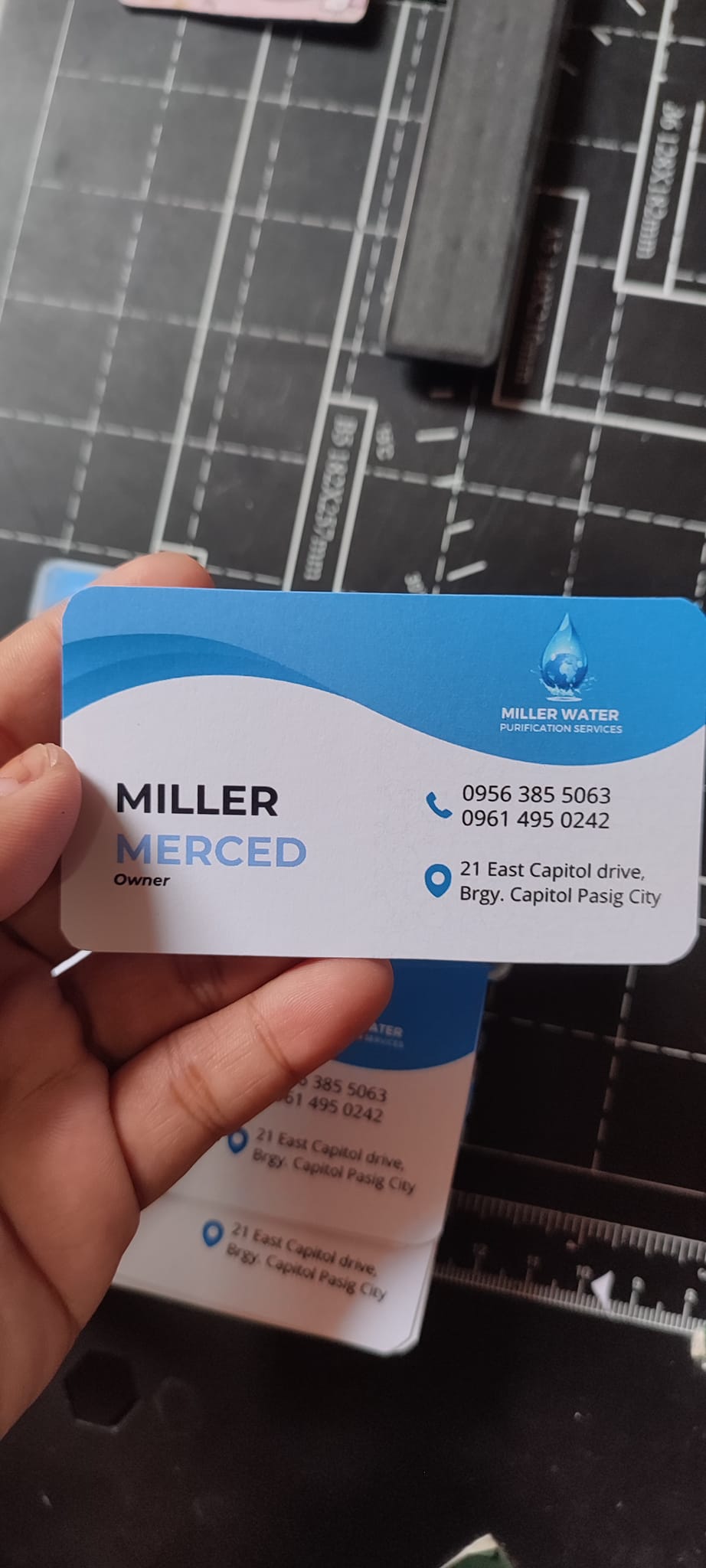 Personalized Business Calling Card with Free Calling Card Case 100pcs ...