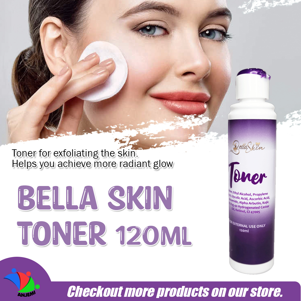 Bella Skin Toner 120ml Cleared Skin, Brightens Skin, Balanced skin tone ...