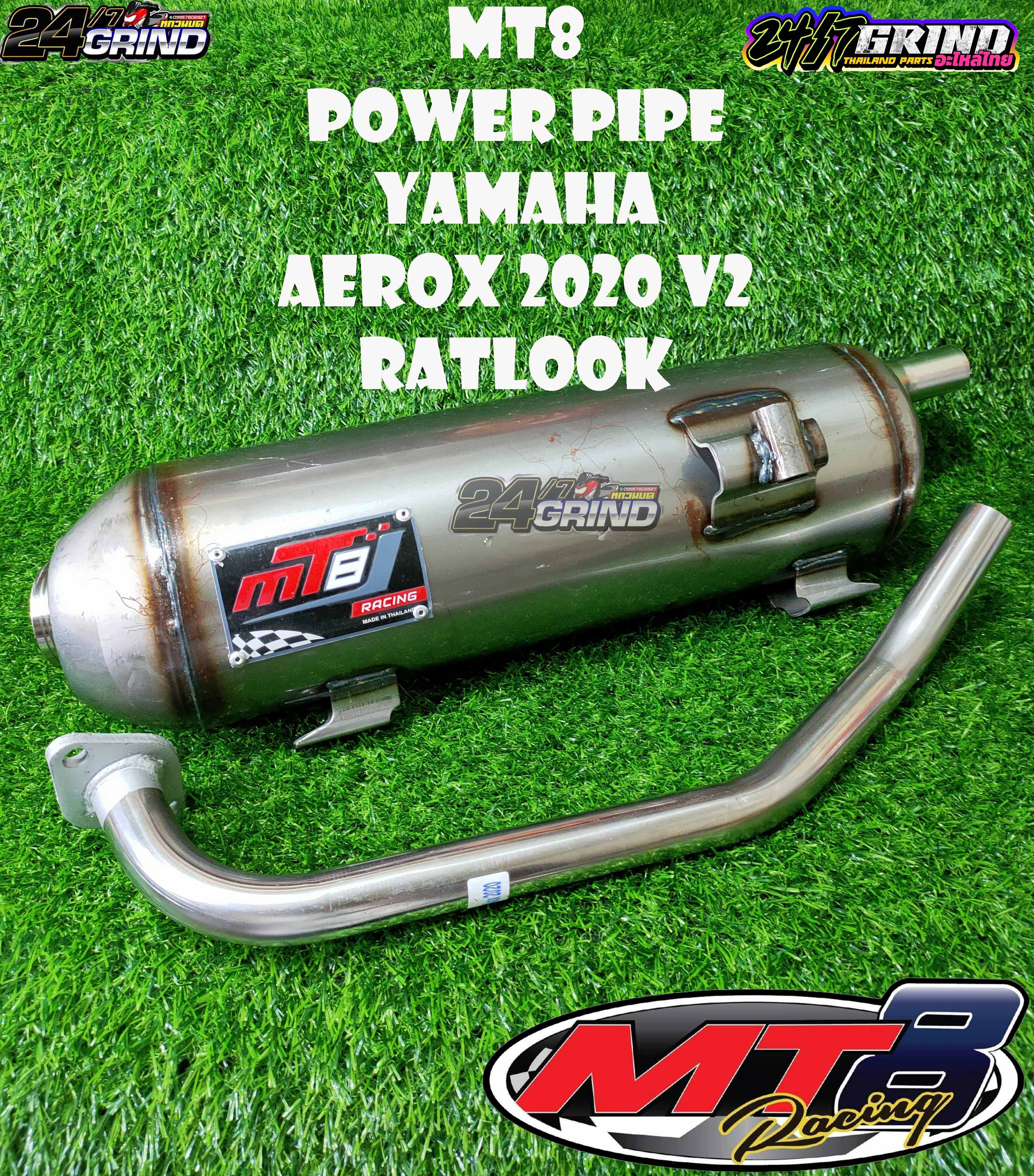 MT8 POWER PIPE YAMAHA AEROX V2 2020 RATLOOK THAILAND MADE | Lazada PH