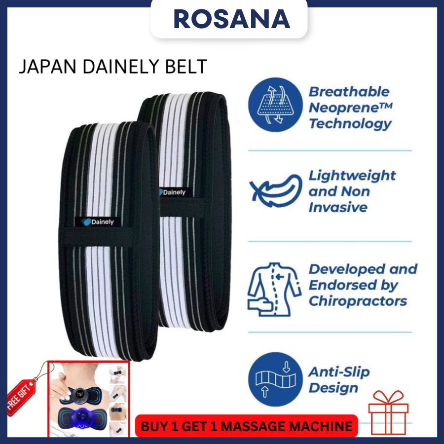 JAPAN BELT RELIEVE BACK PAIN & SCIATICA Dainely Belt Compression Lumbar ...