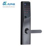 Alpha Japan Digital Keycard Passcode Dimple Key Door Lock (Matt Black ...