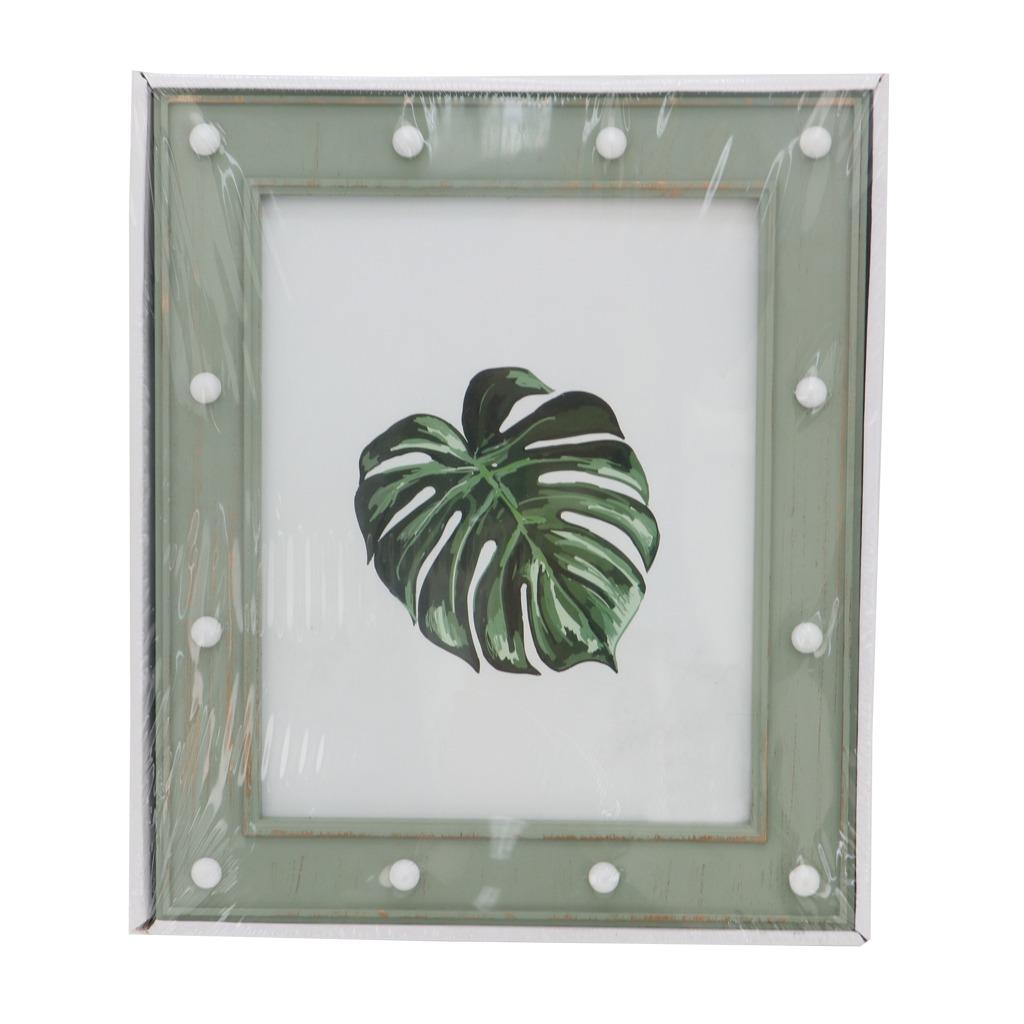 GRAND LIVING PHOTO FRAME 8x10 WITH LIGHTS PALE GREEN 675 | Lazada PH