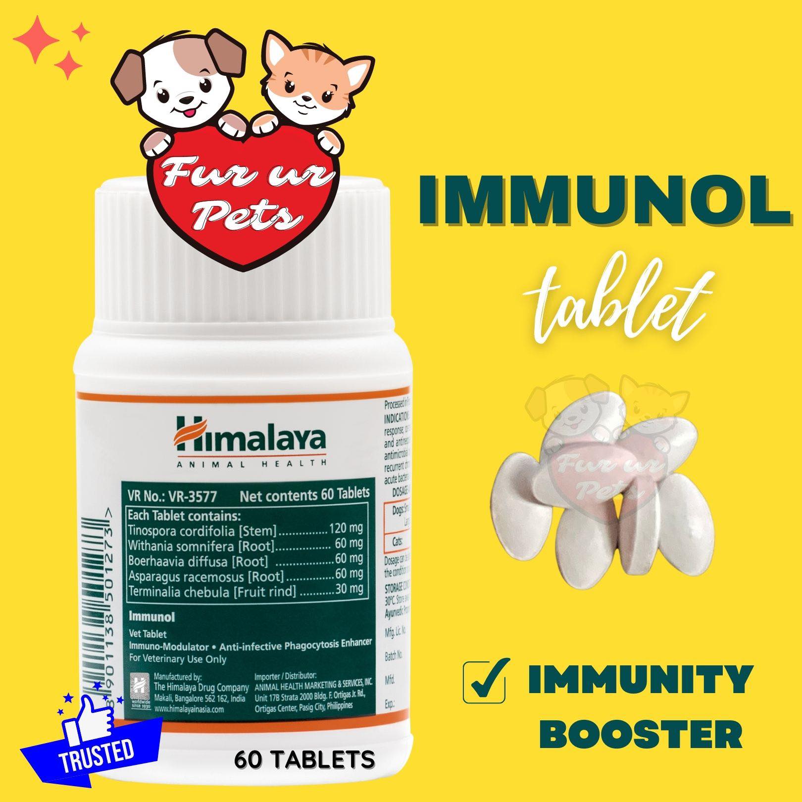 Immunol Syrup/Tablet - Authentic Himalaya Product (Green Box) FDA ...
