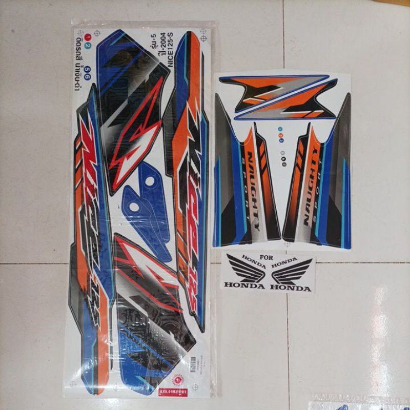 motorcycle stickers ☏ DECALS NICE 125 / RS 125 ( MADE IN THAILAND ...