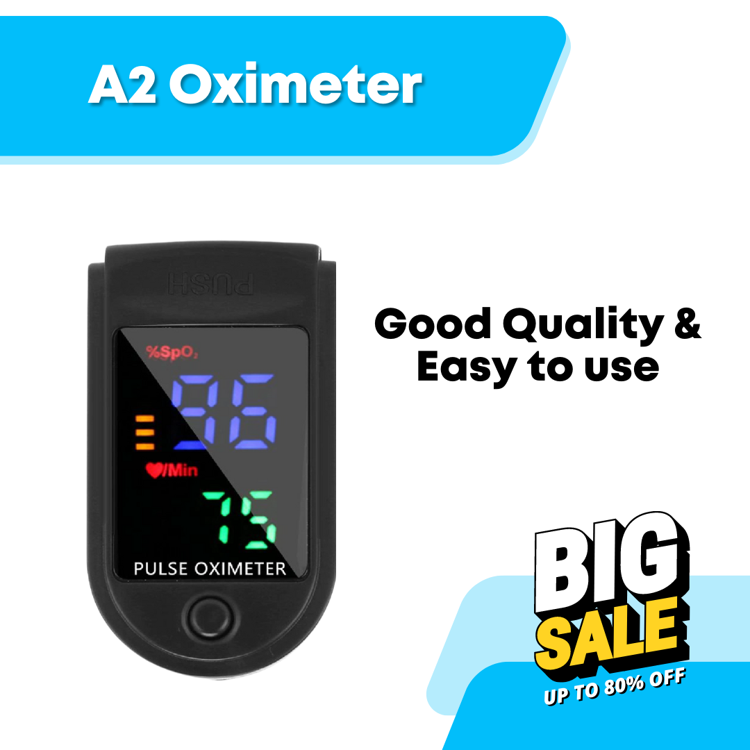 Original A2 Oximeter Black Four Color OLED Display Pulse Rate Monitor ...