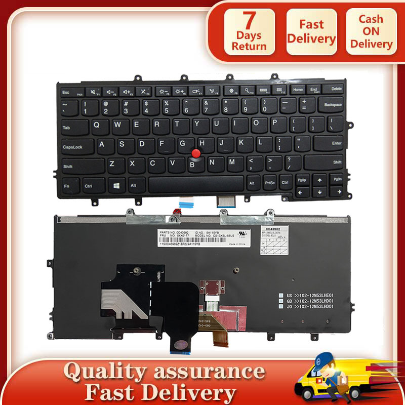COD+Free Shipping Laptop Keyboard Genuine for Lenovo Thinkpad Backlit ...