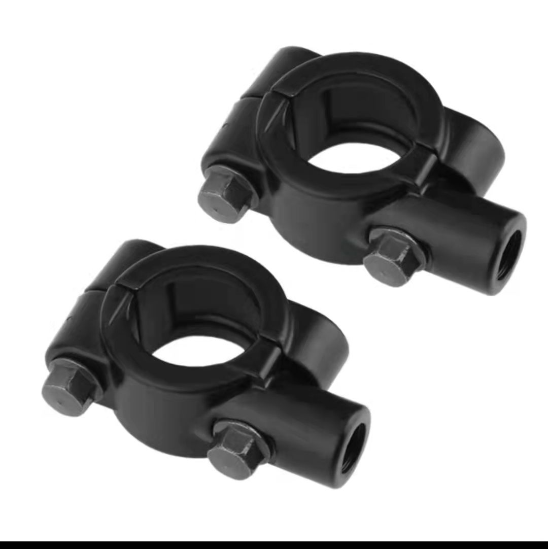 MOTORCYCLE SIDE MIRROR HOLDER CLAMP SET 8MM | Lazada PH