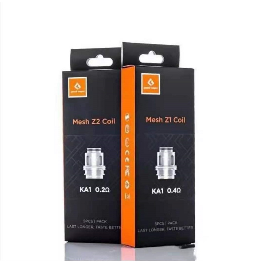 GeekVape Zeus Mesh Z1 0.4ohm Z2 0.2ohm Coils Fit Zeus Sub Ohm Tank ...