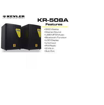 Kevler Kr508A Amplified Karaoke Speaker System (1 PAIR) | Lazada PH