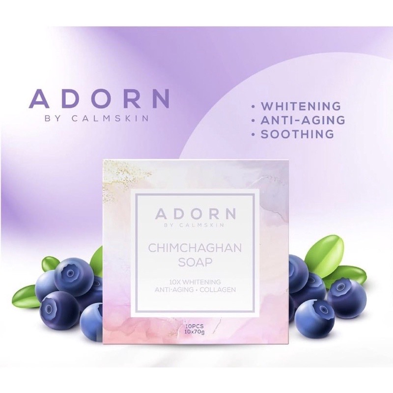 ADORN BY CALMSKIN CHIMCHAGHAN SOAP || BLUEBERRY WHIPPED SCRUB ...