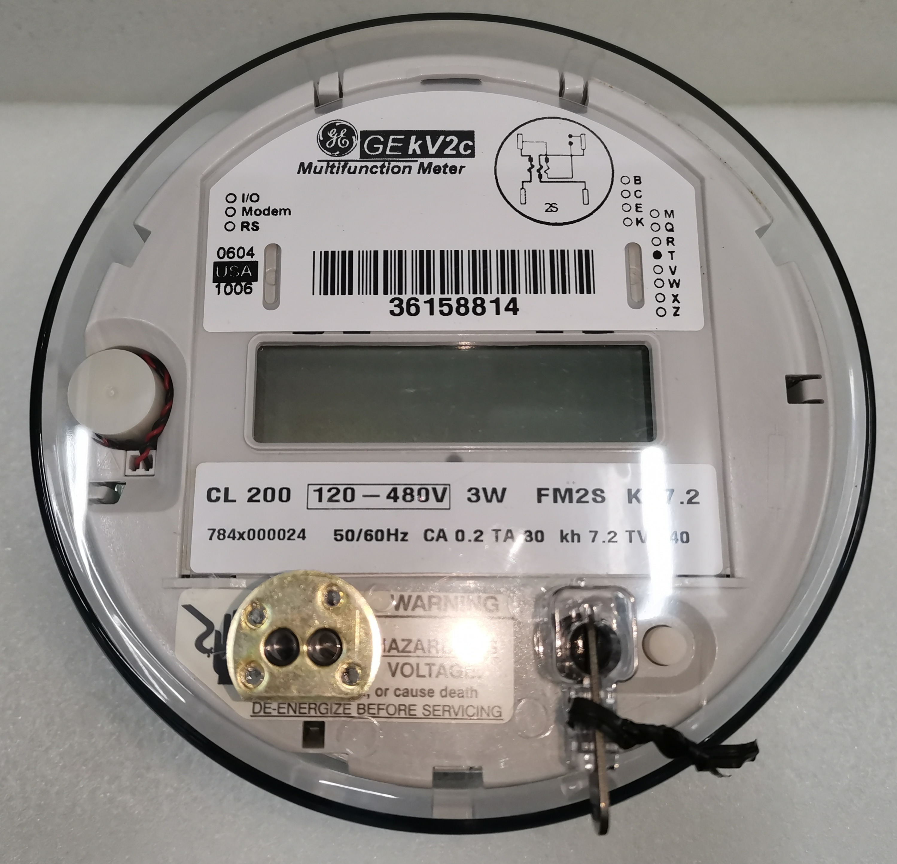 KV2C FM2S KWH Electric Meter GE Or Alcara Submeter 200A 3 Wire KV2C FM2S KWH Electric Meter GE Or Alcara Submeter 200A 3 Wire