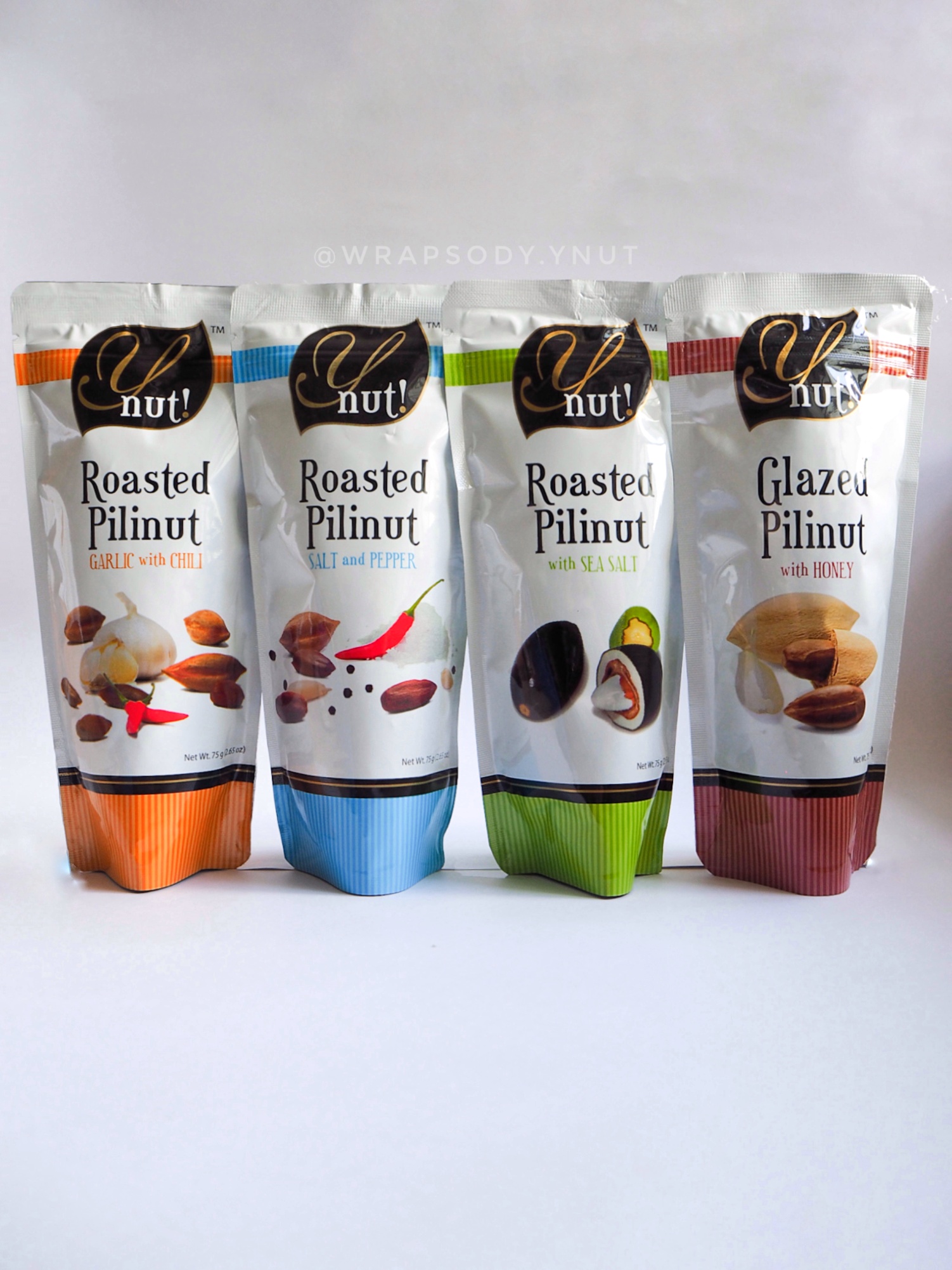 Y-Nut Roasted Pilinut 4-Flavor Assorted Bundle | Lazada PH