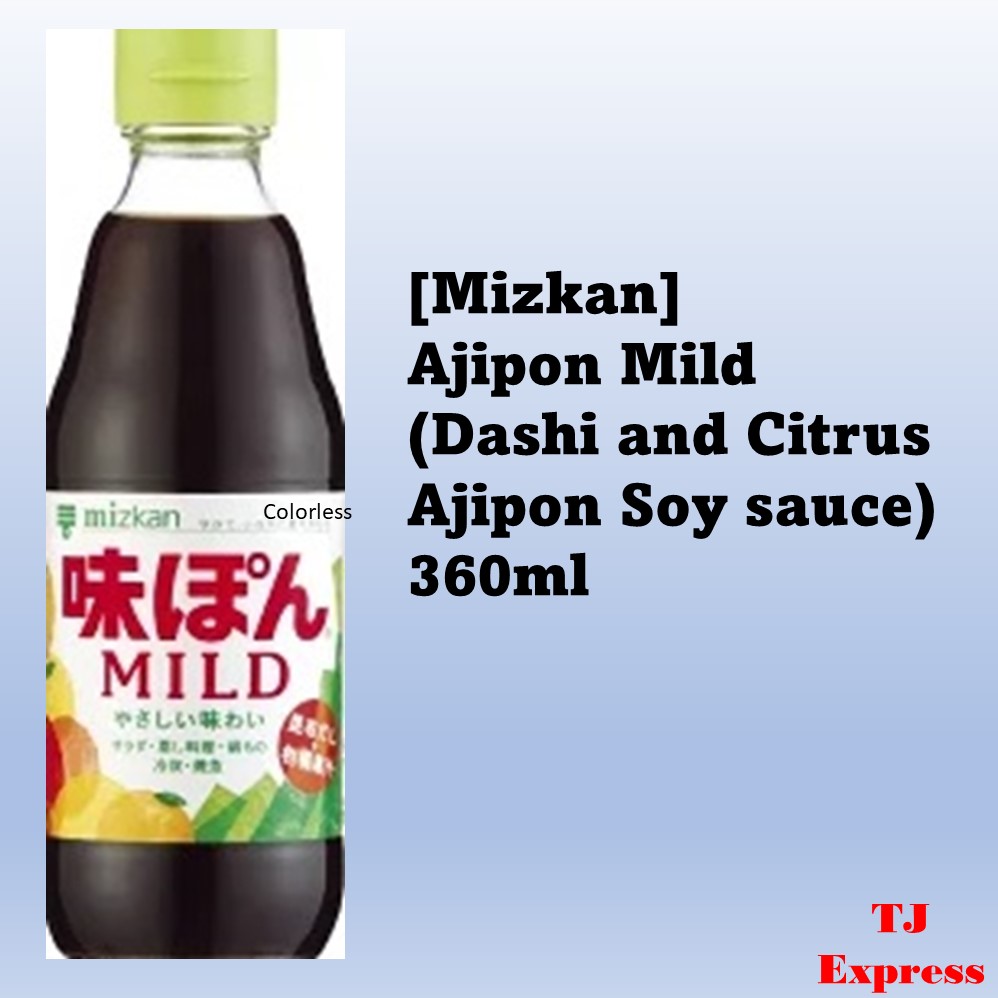 [Mizkan] Ajipon Ponzu (Dashi Citrus Soy Sauce) Mild 360ml | Lazada PH