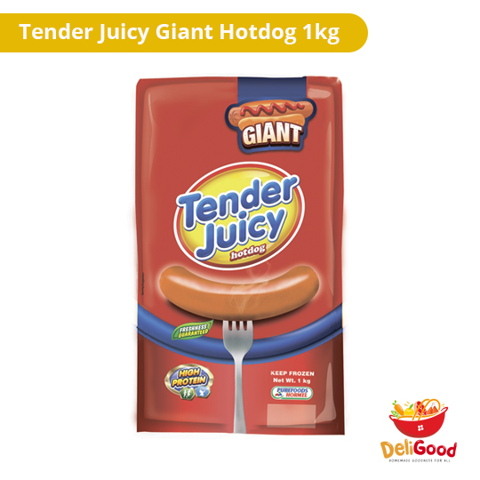 Purefoods Tender Juicy Giant Hotdog 1kl | Lazada PH