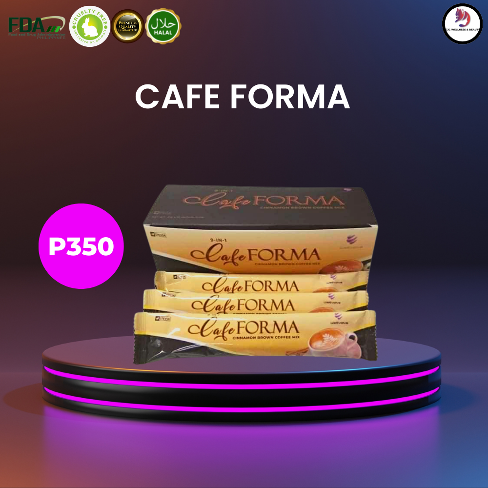 JJC WELLNESS & BEAUTY Cafe Forma Cinnamon Brown Coffee Mix 21g x 10 sachets (210g) | Lazada PH