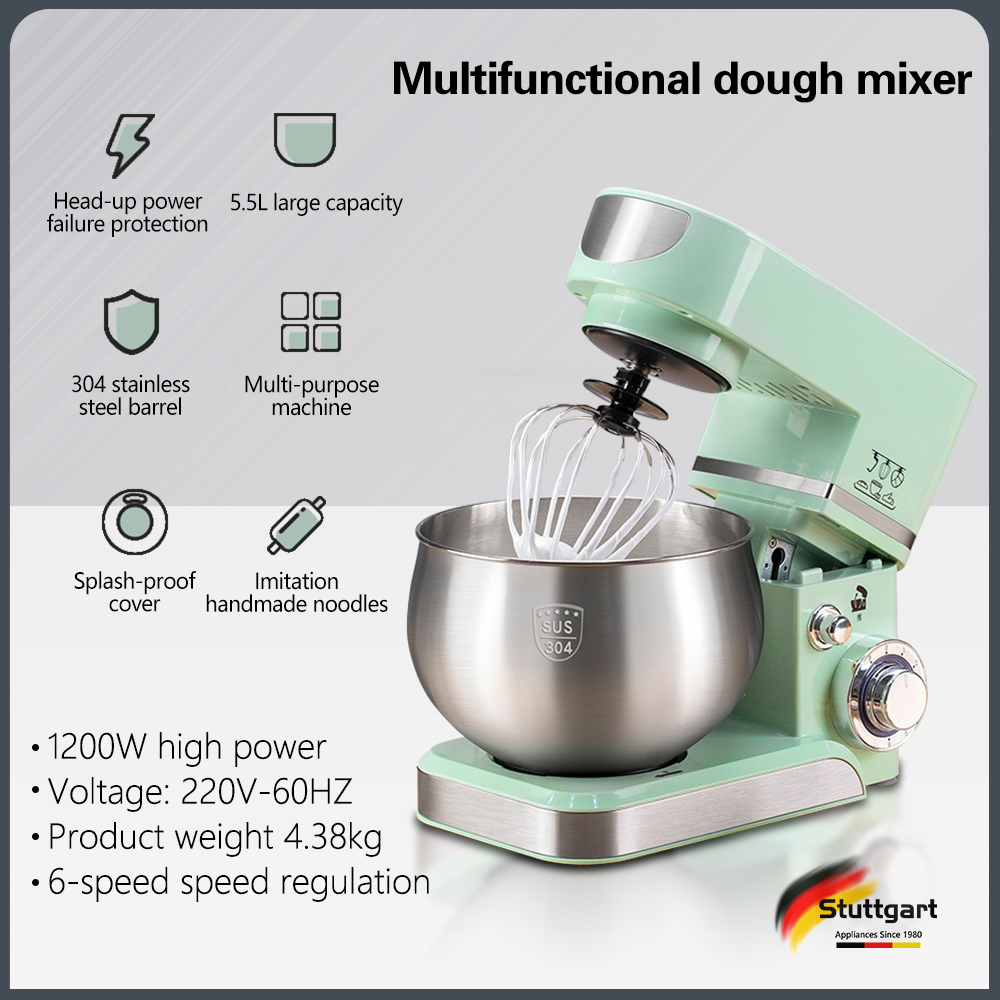 Stuttgart 5.5L desktop egg beater electric household chef machine and ...