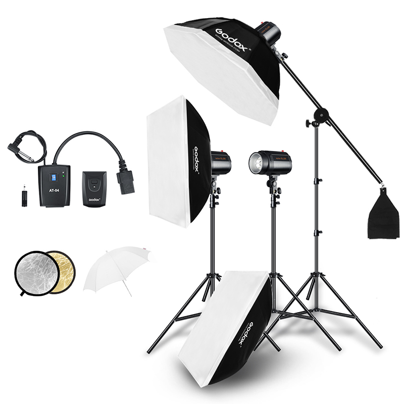 Godox 200W Mini Studio Flash Photography Photo Studio Strobe Flash ...