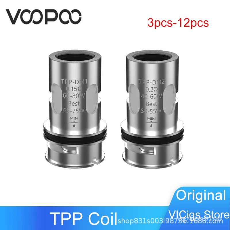3 7v rechargeable battery ♩100Legit VOOPOO Drag XS Pro OCC TPP-DM1 DM2 Core0.150.2ohm For Drag 3 ...