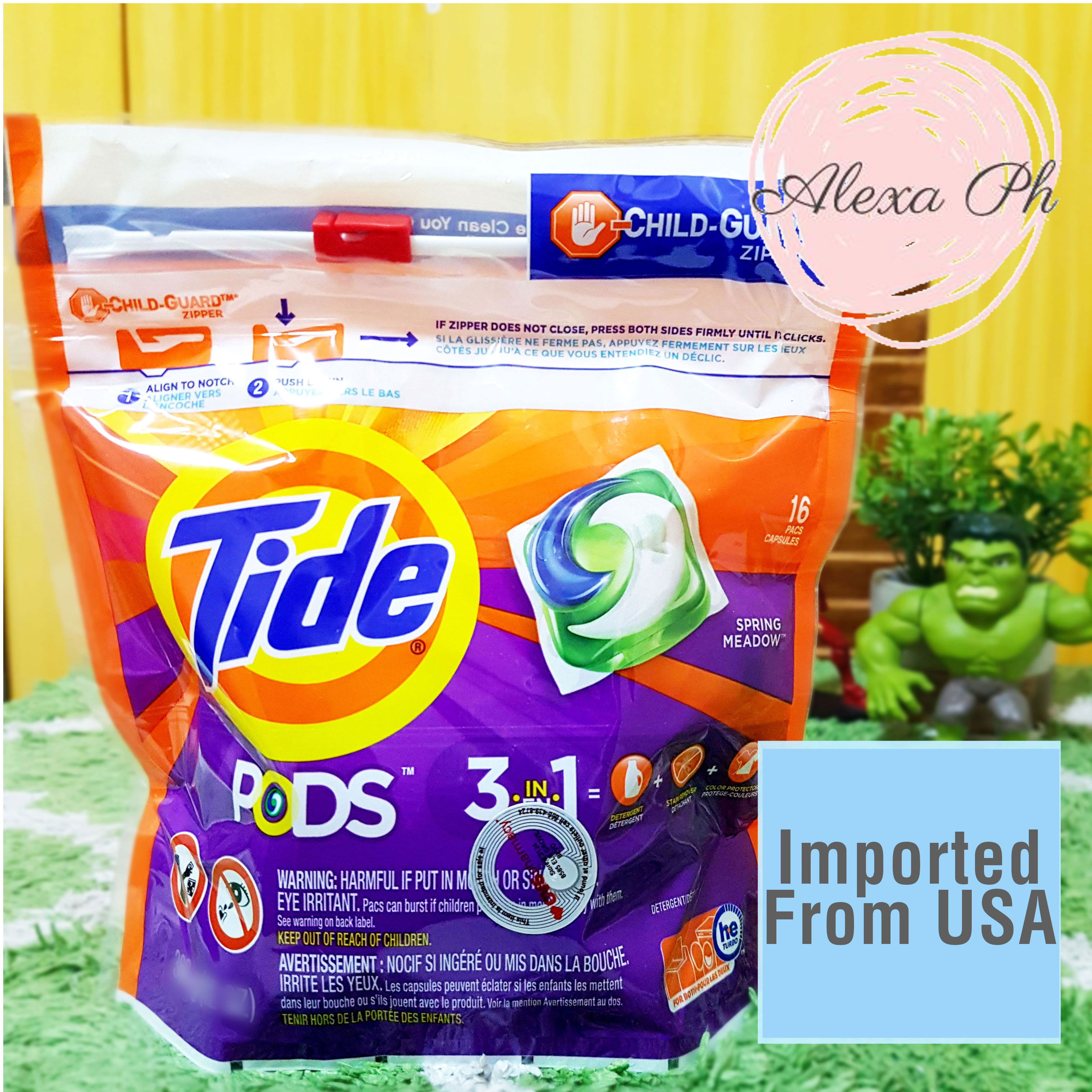 Tide Pods 3 In 1, Spring Meadow Laundry Detergent (16 pacs) | Lazada PH
