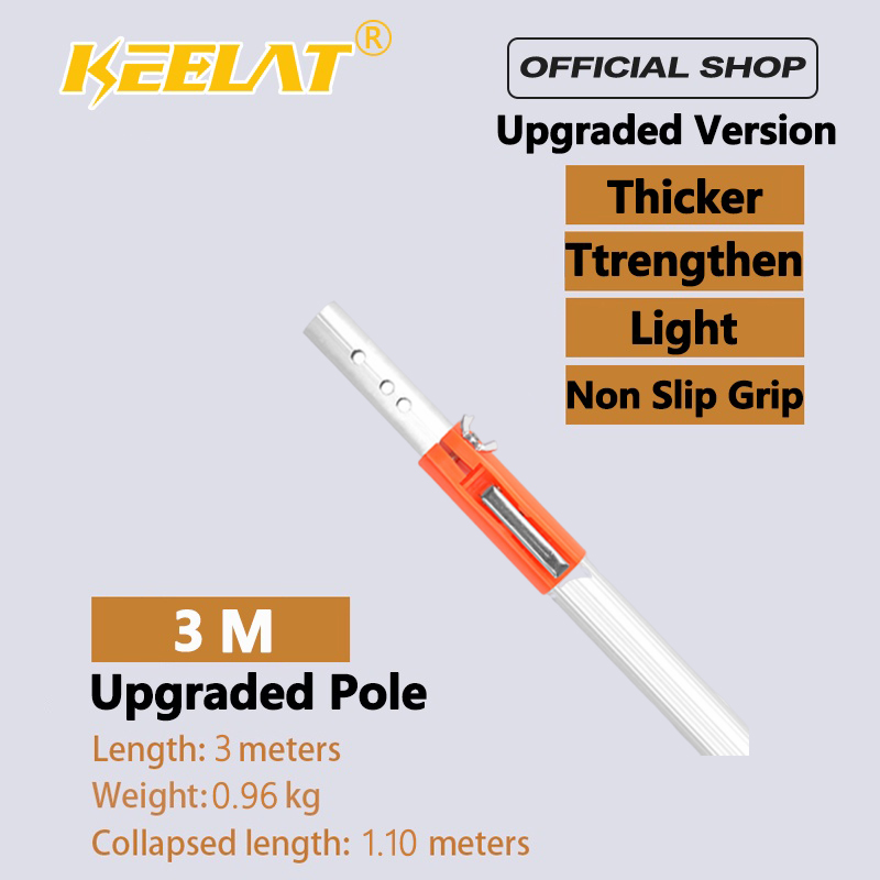 KEELAT 2.5m-6.5m Telescopic High Branch Shears Tree Cutter Pruner ...