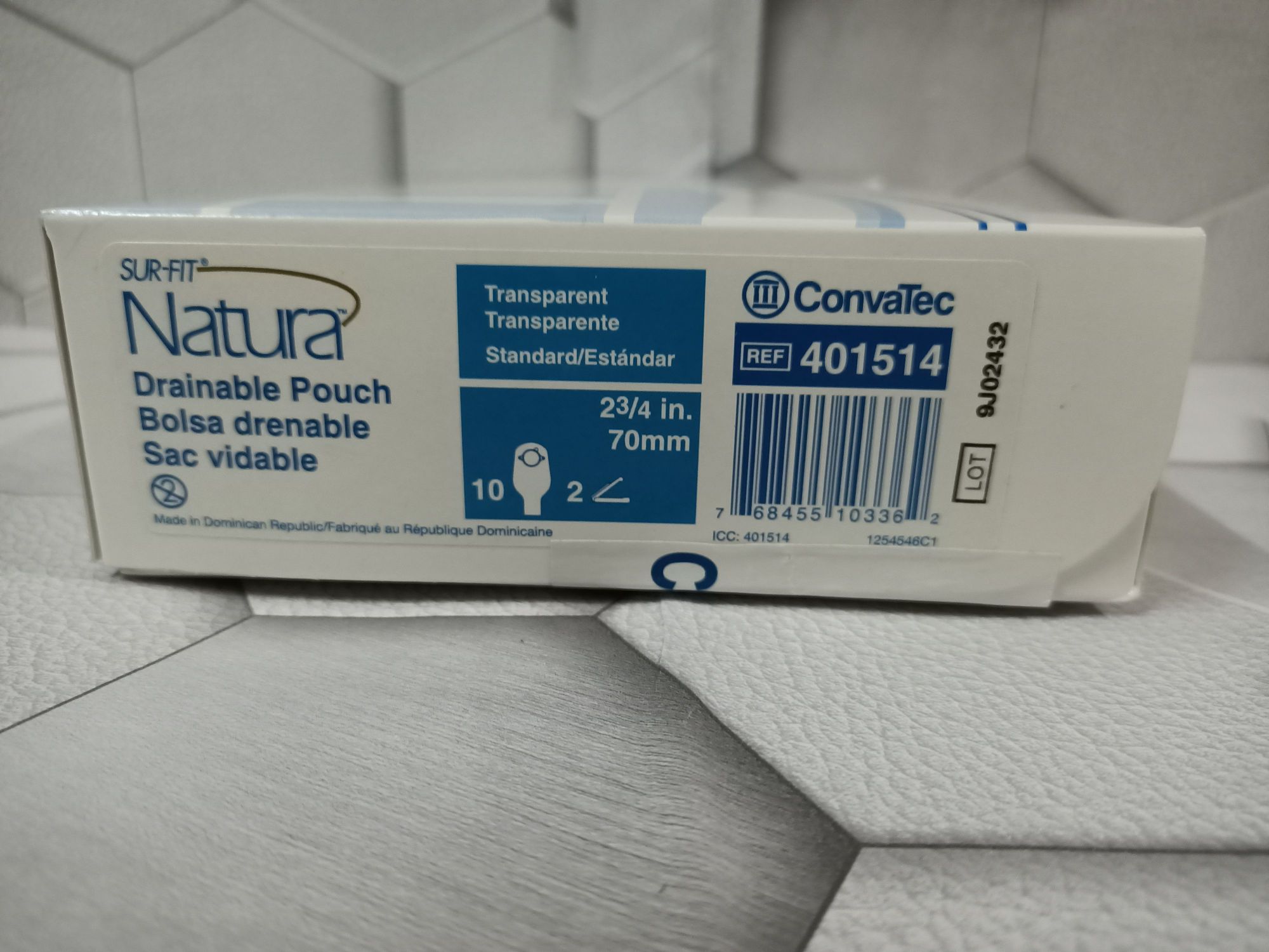 70mm Colostomy Drainable Pouch/Bag Transparent Convatec 10's/Box ...